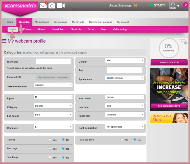 Become a Web Model Xmodels Login and Sign Up on Xcams-Models